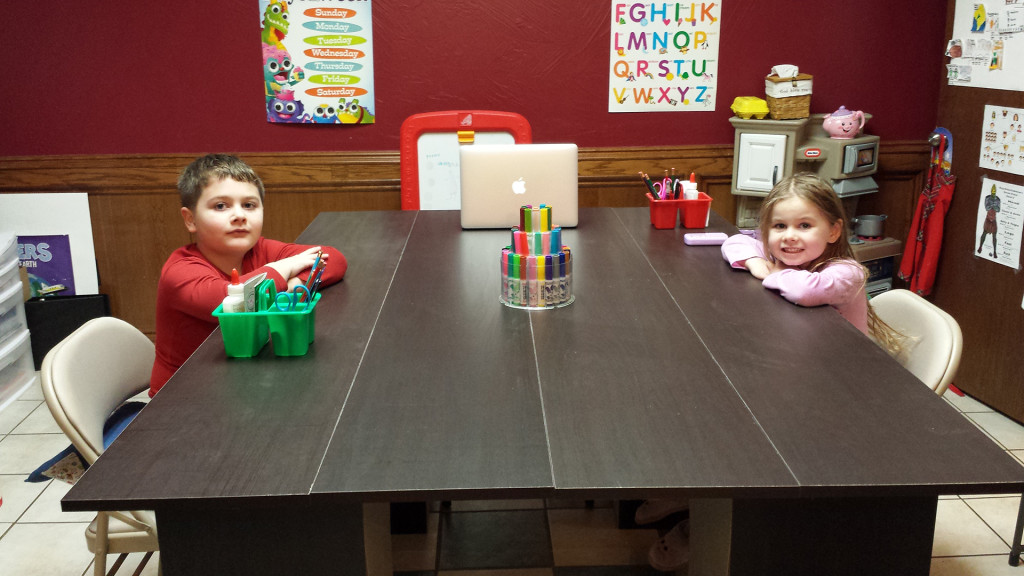DIY School Table – Called To Mothering